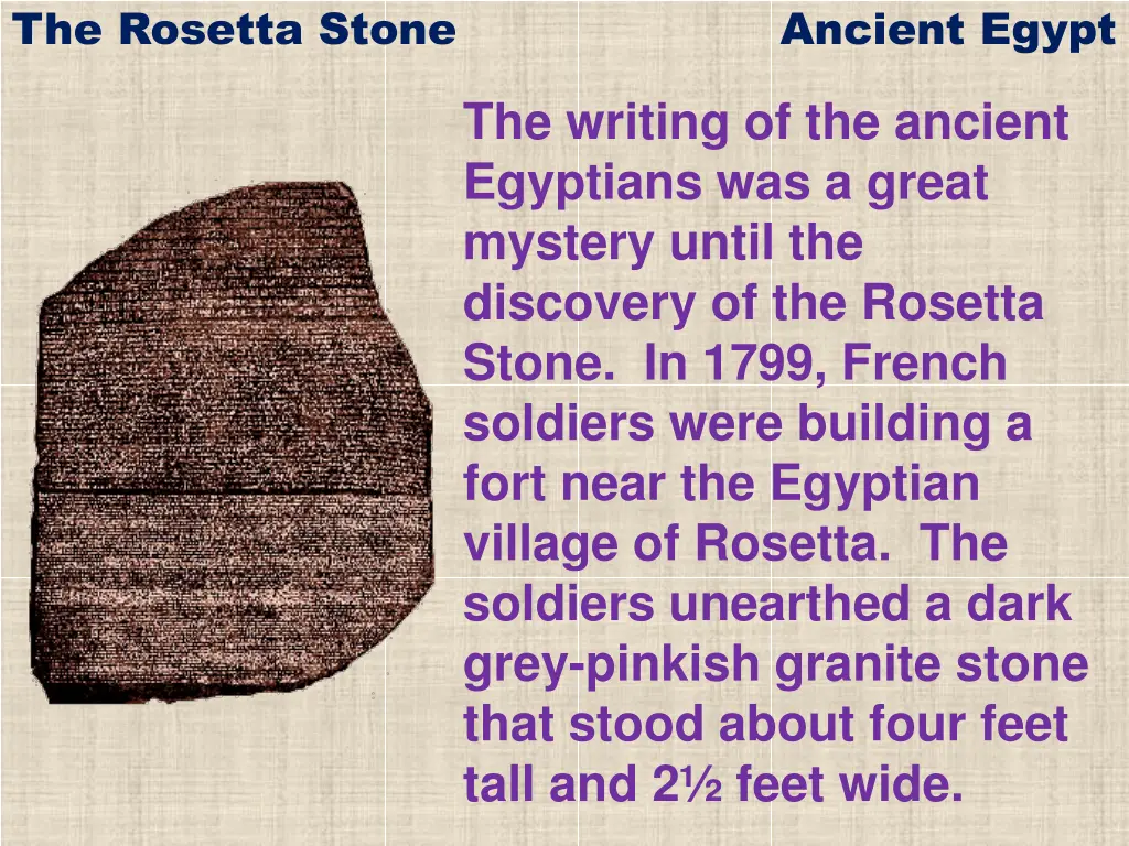 Deciphering the Rosetta Stone: Ancient Egyptian Mystery Unveiled PPT ...