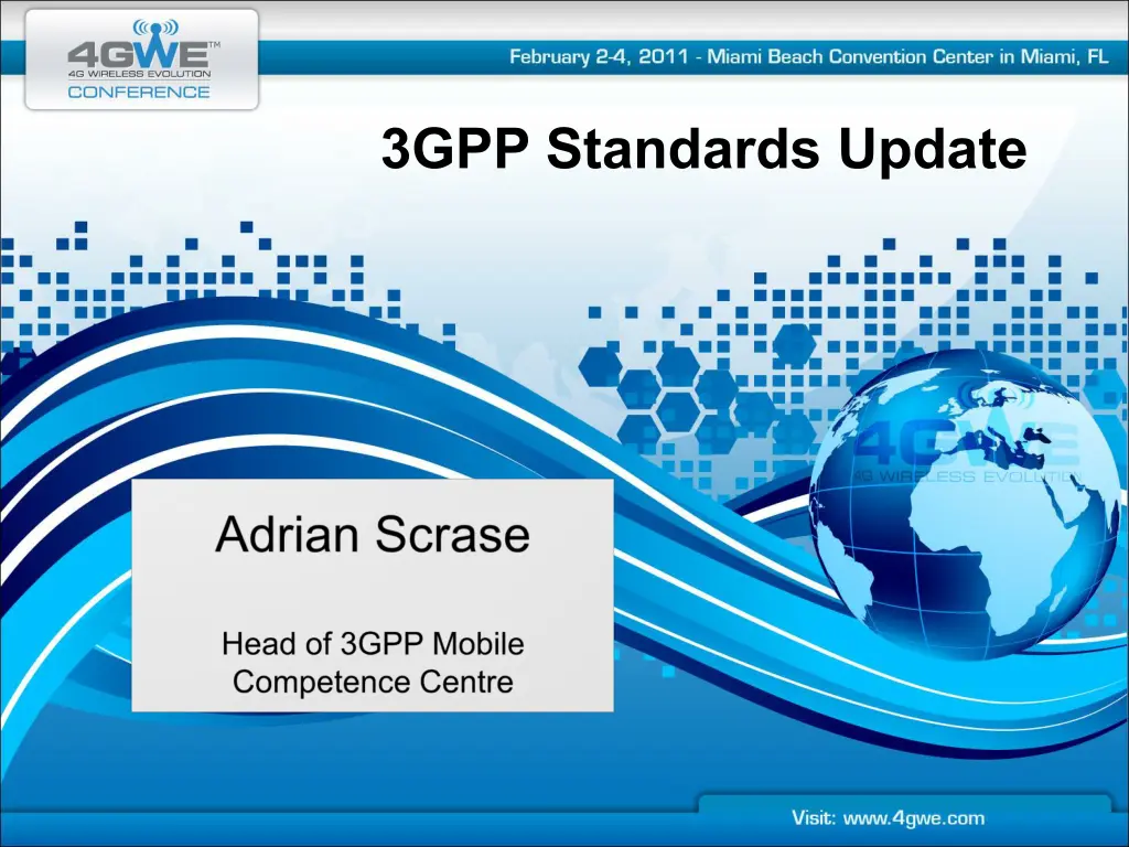 PPT - 3GPP Standards Update