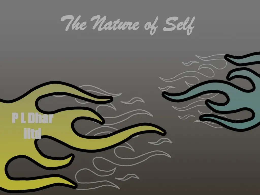 PPT - The Nature of Self