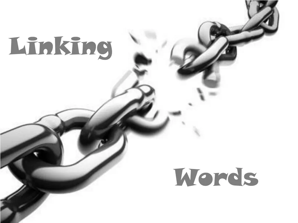 PPT - Linking Words
